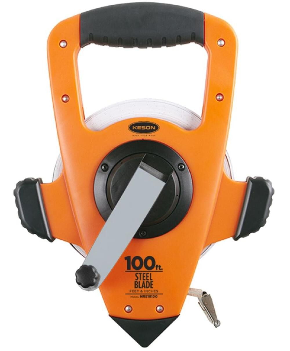 Keson Double Nylon Coated Tape Measure With Hook, 100 Ft. - Walmart.com