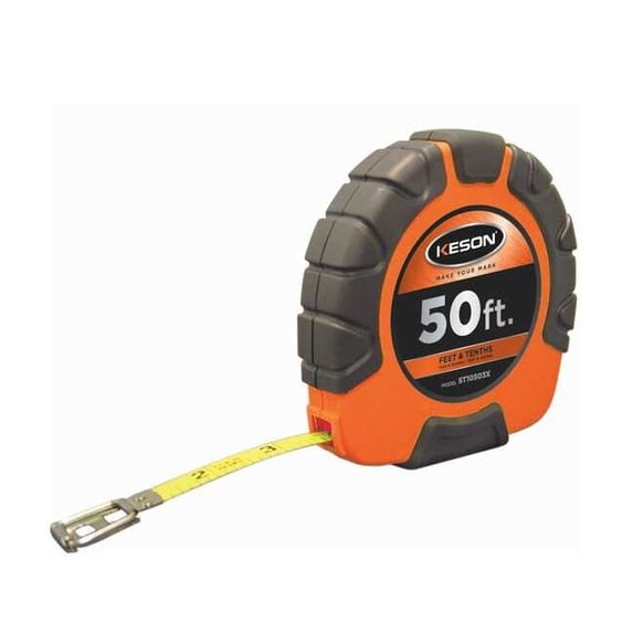 Keson 50 ft Engineer's Tape Measure, 3/8 in Blade ST10503X - Walmart.com