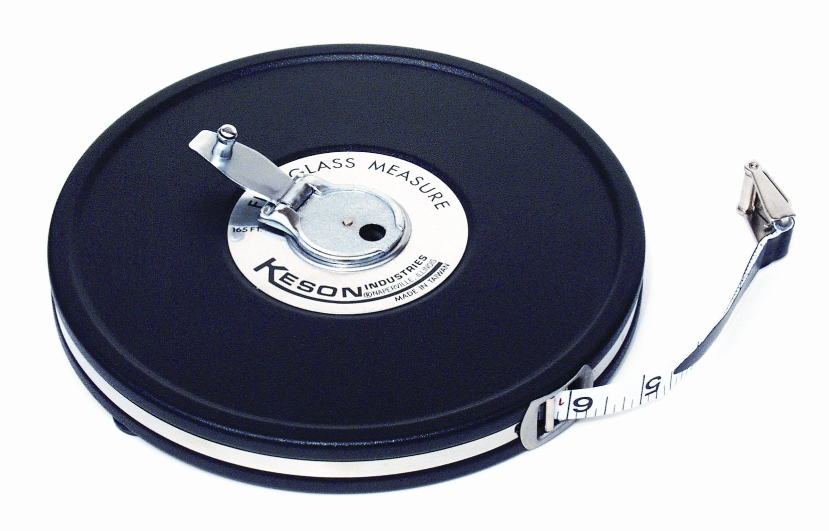 Keson MC18M100 Closed Metal Housing Fiberglass Measuring Tape with ...