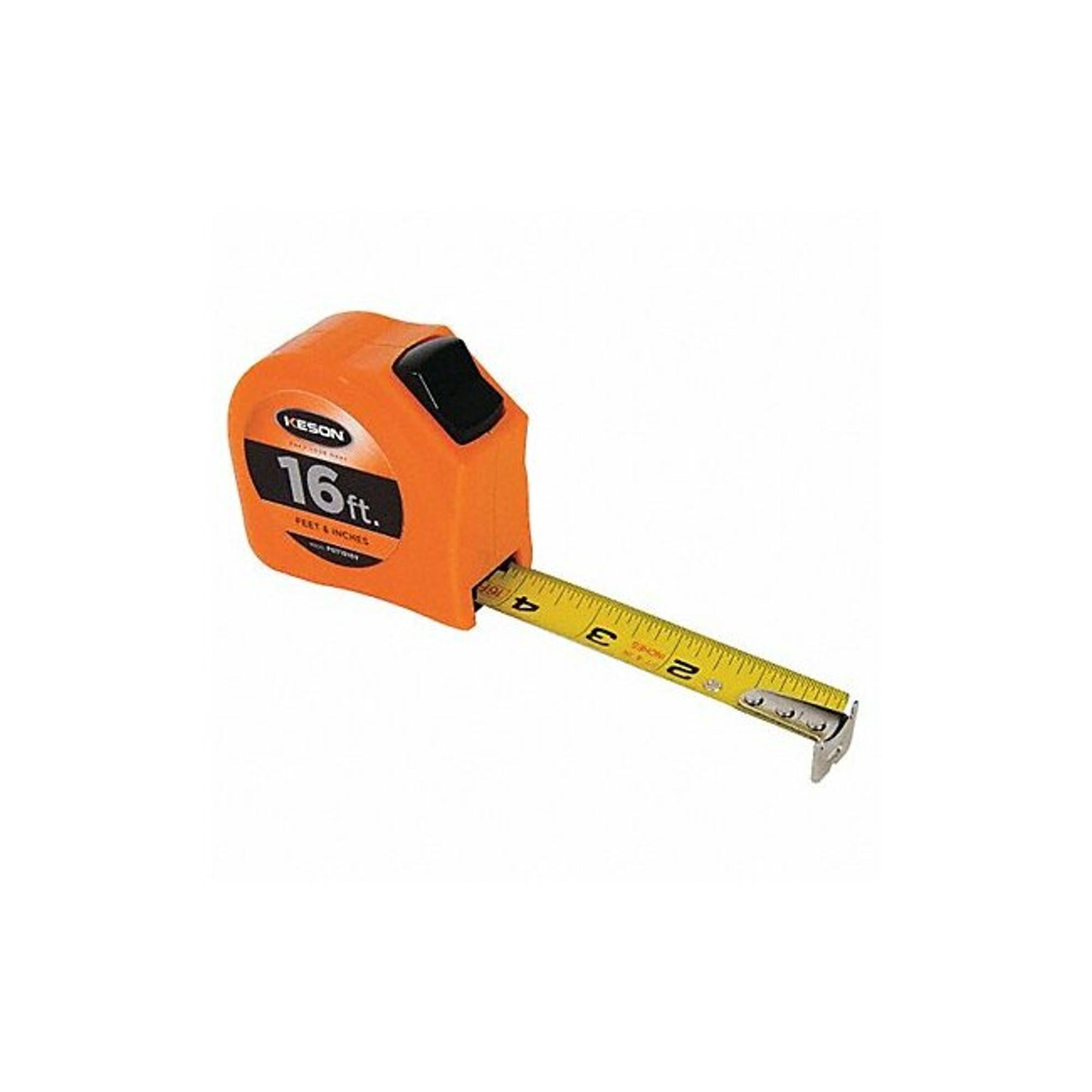 Keson 16 ft Tape Measure, 1 in Blade PGT1816V - Walmart Business Supplies