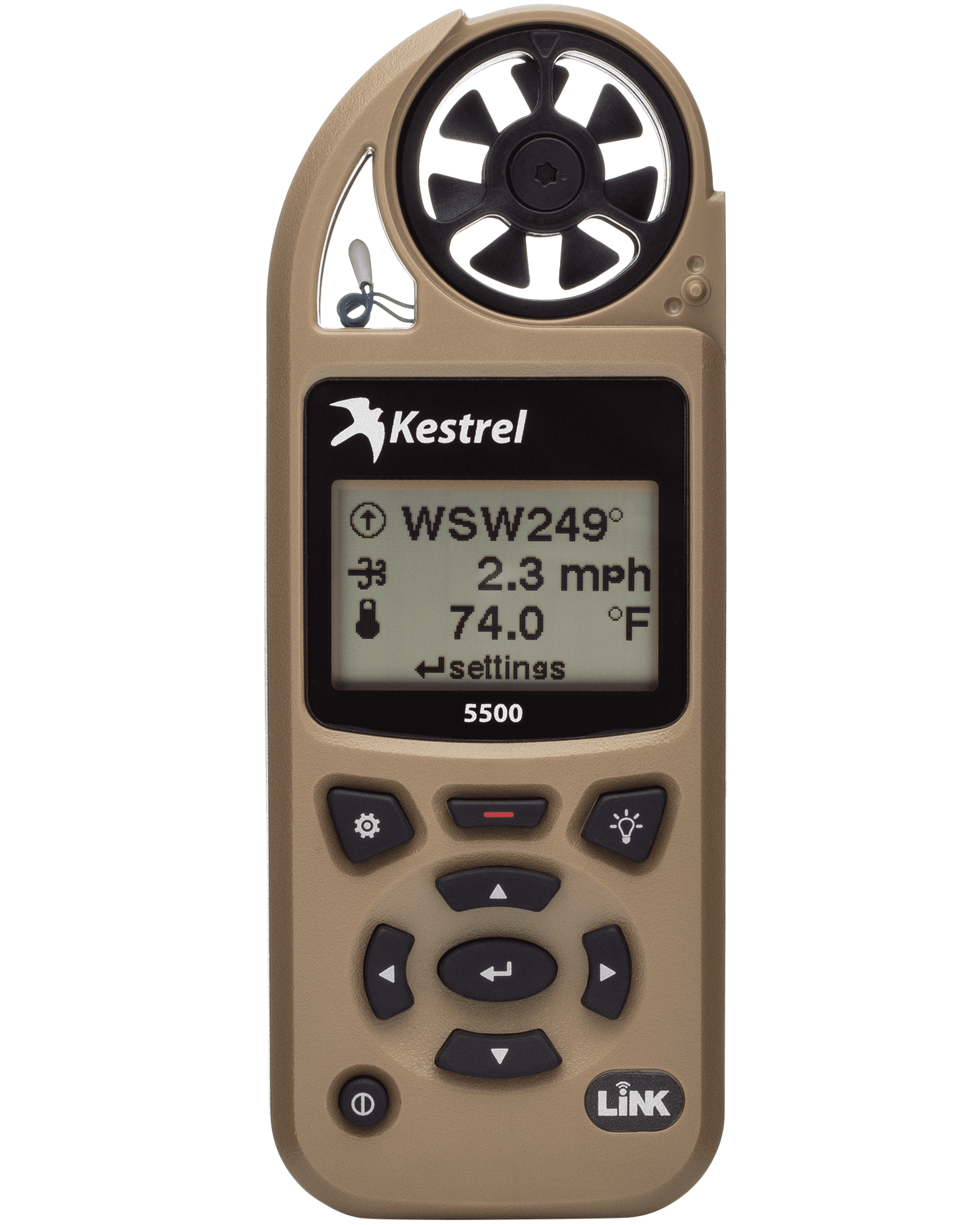 Kestrel 5500 Weather Meter with LiNK and Vane Mount, Tan - Walmart.com