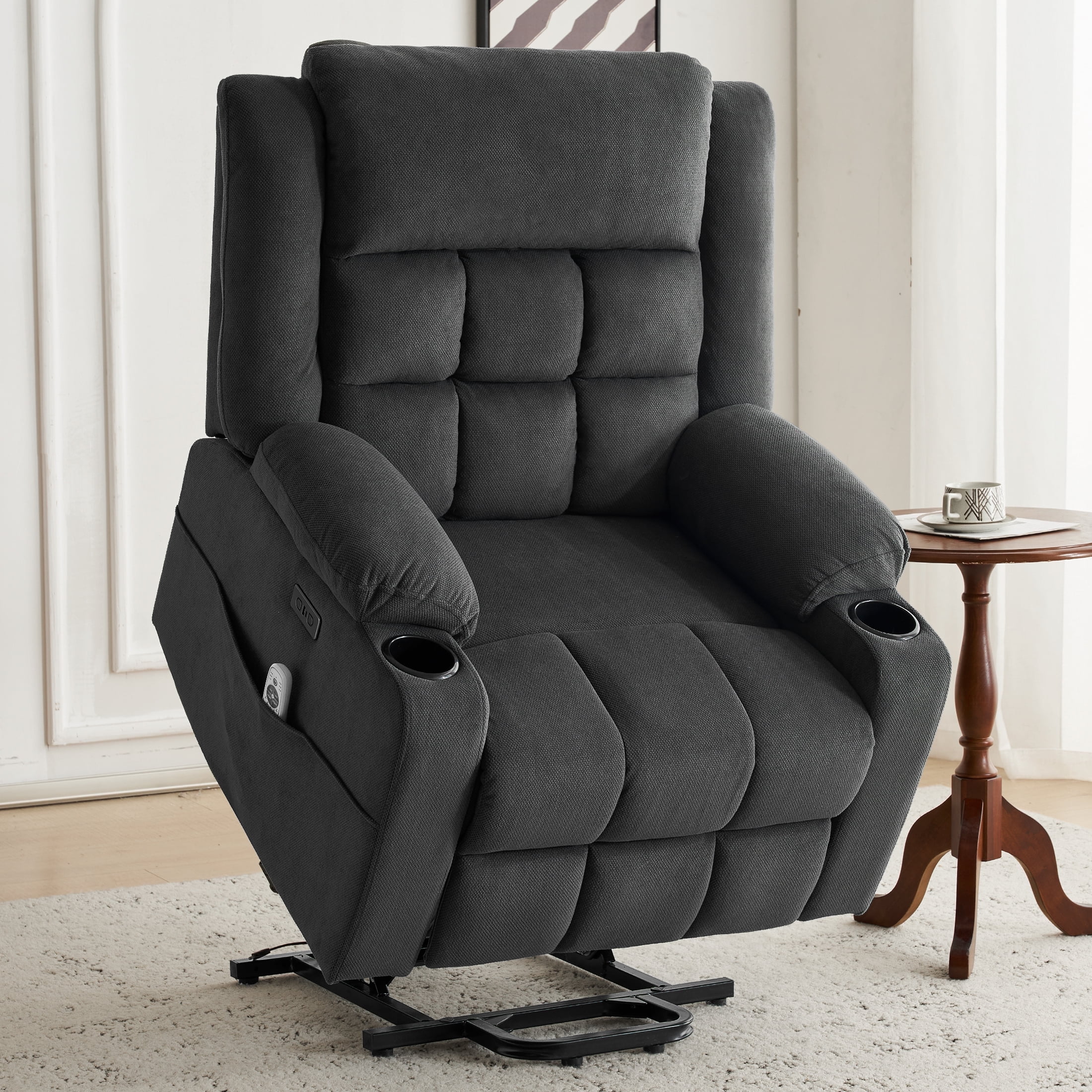 Ketaiyou Power Lift Chair Recliners for Elderly with Heat and Massage ...