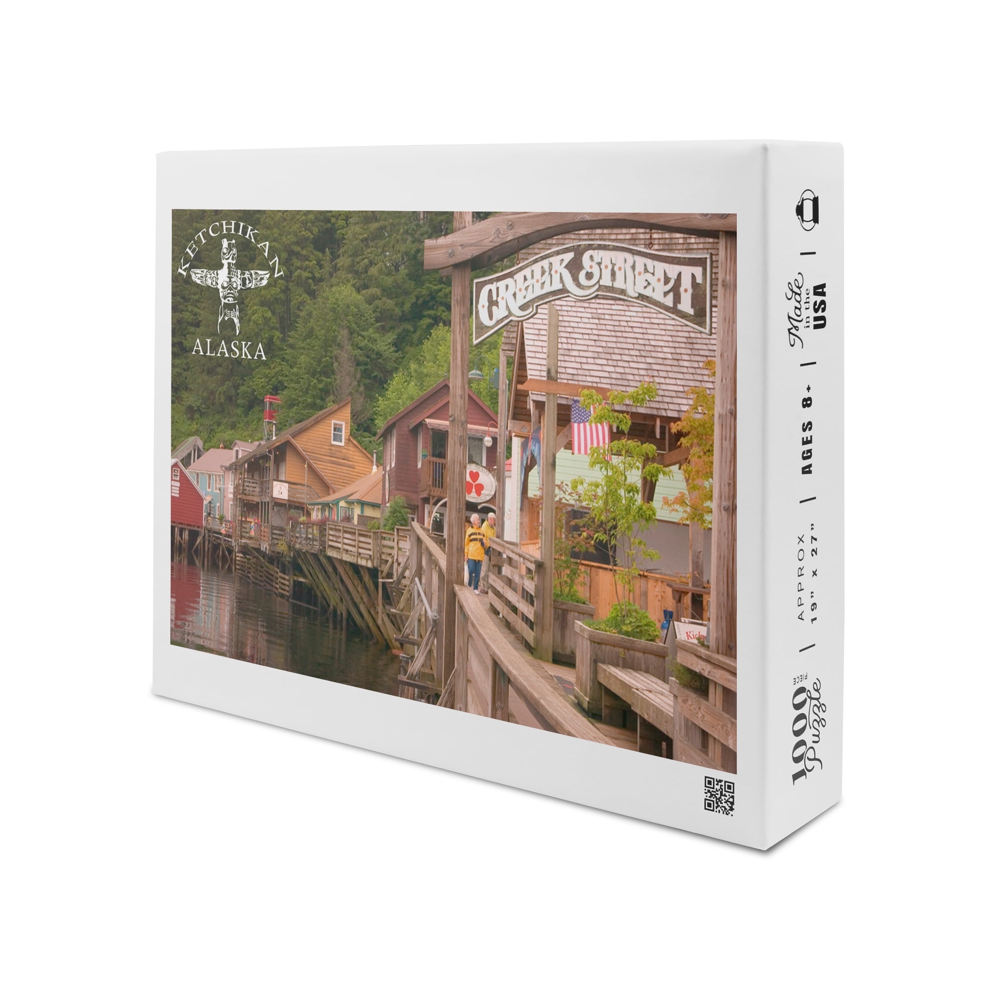 Ketchikan, Alaska, Creek Street (1000 Piece Puzzle, Size 19x27 ...