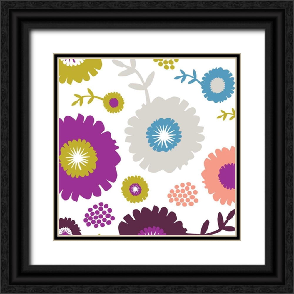 Ketchum, Nicole 26x26 Black Ornate Wood Framed with Double Matting ...