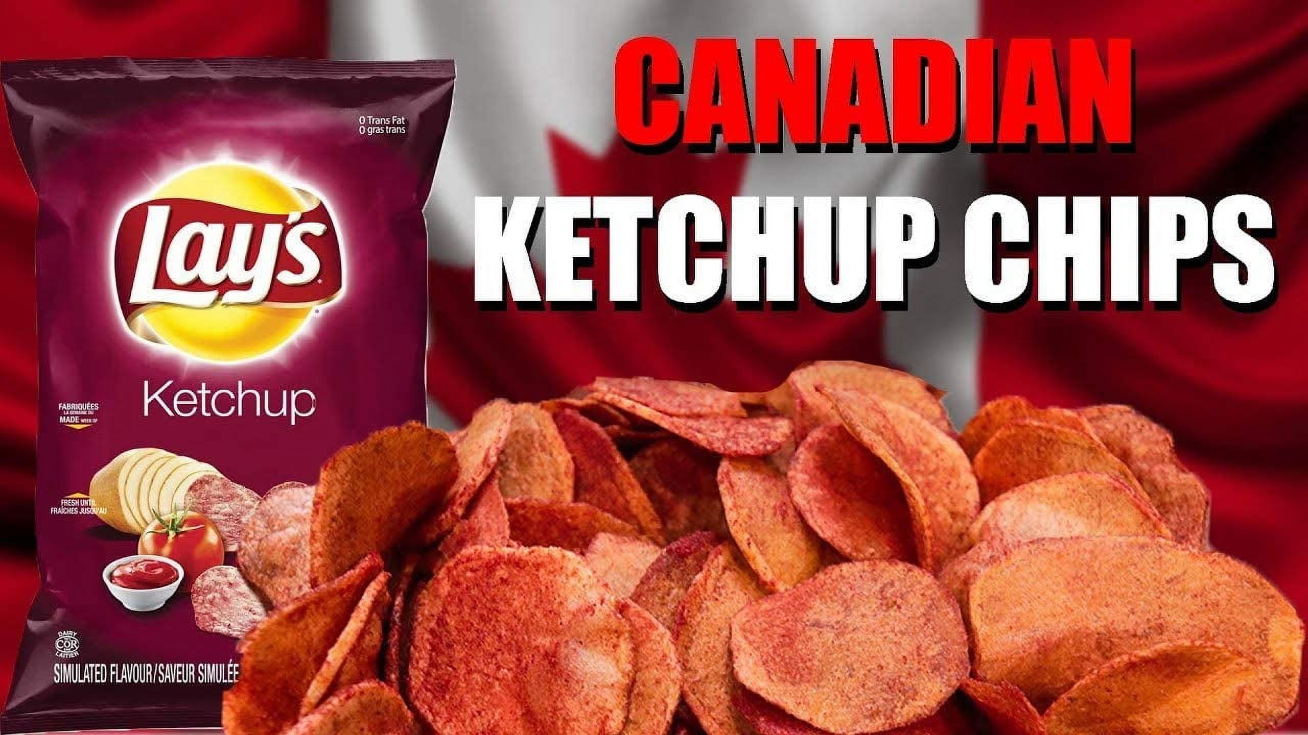 Ketchup Chips - Large Bag - 165 Grams - No Popped Bags - Package comes Bubble Wrapped ...