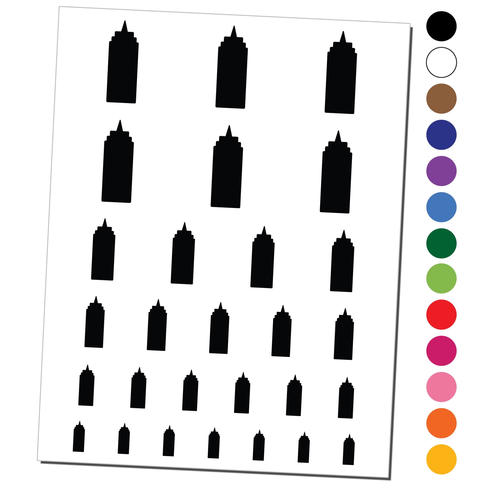 Ketchup Mustard Condiment Bottle BBQ Solid Water Resistant Temporary ...