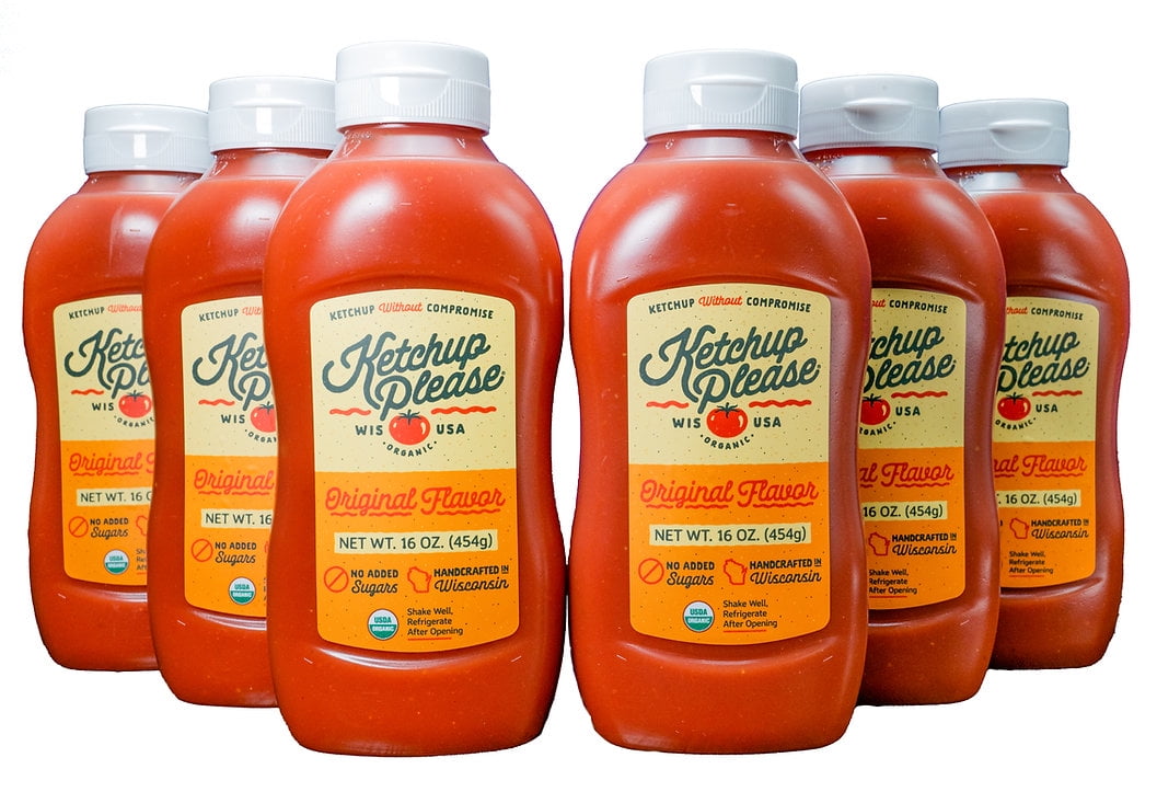 (Pack Of 6) Ketchup Please Ketchup Original Flavor 16 Oz - Walmart.com