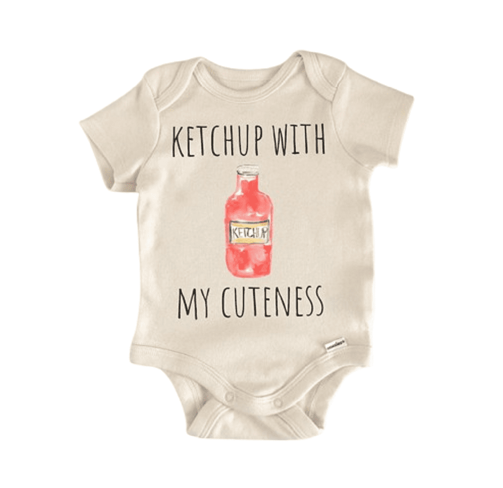 Ketchup Sauce Bbq Barbeque Burger - Baby Boy Girl Clothes Infant ...