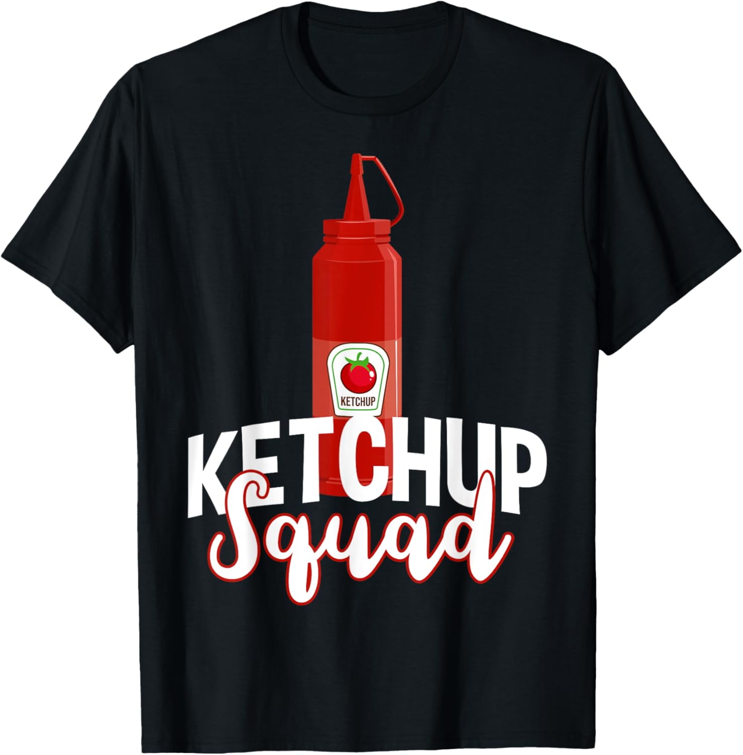 Ketchup Squad Funny Tomato Sauce Party T-Shirt - Walmart.com