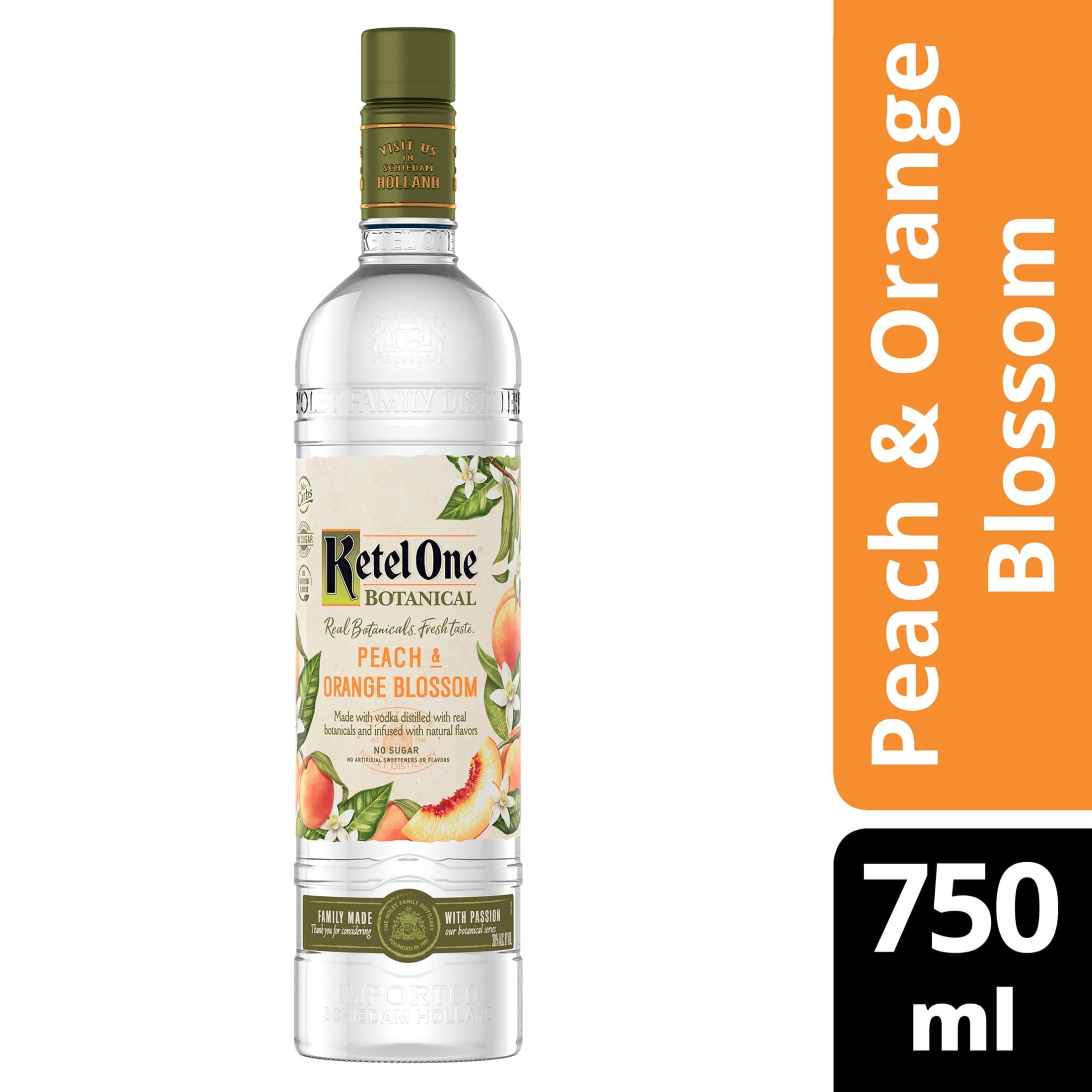 Ketel One Botanical Peach & Orange Blossom Vodka Distilled With Real ...