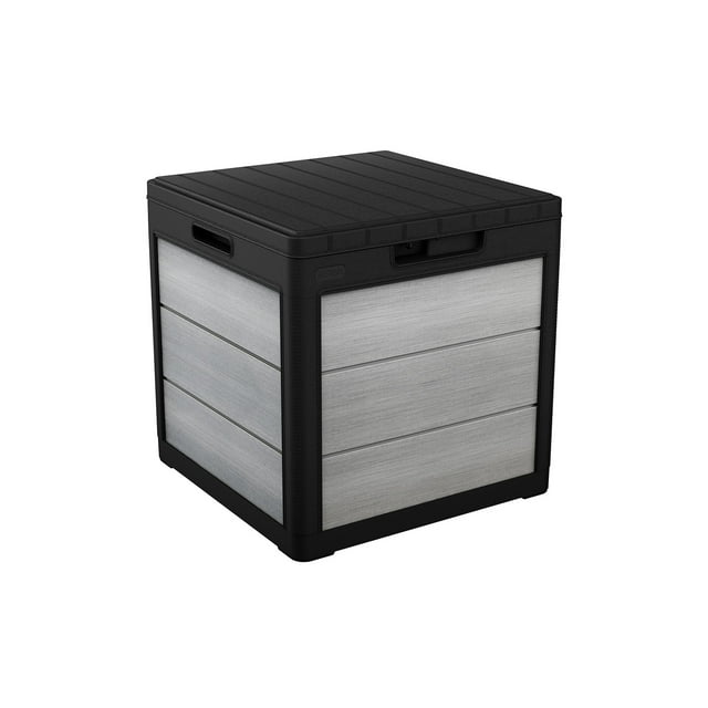 Keter Denali 30 Gallon Durable Gallon Durable Resin Outdoor Deck Box ...