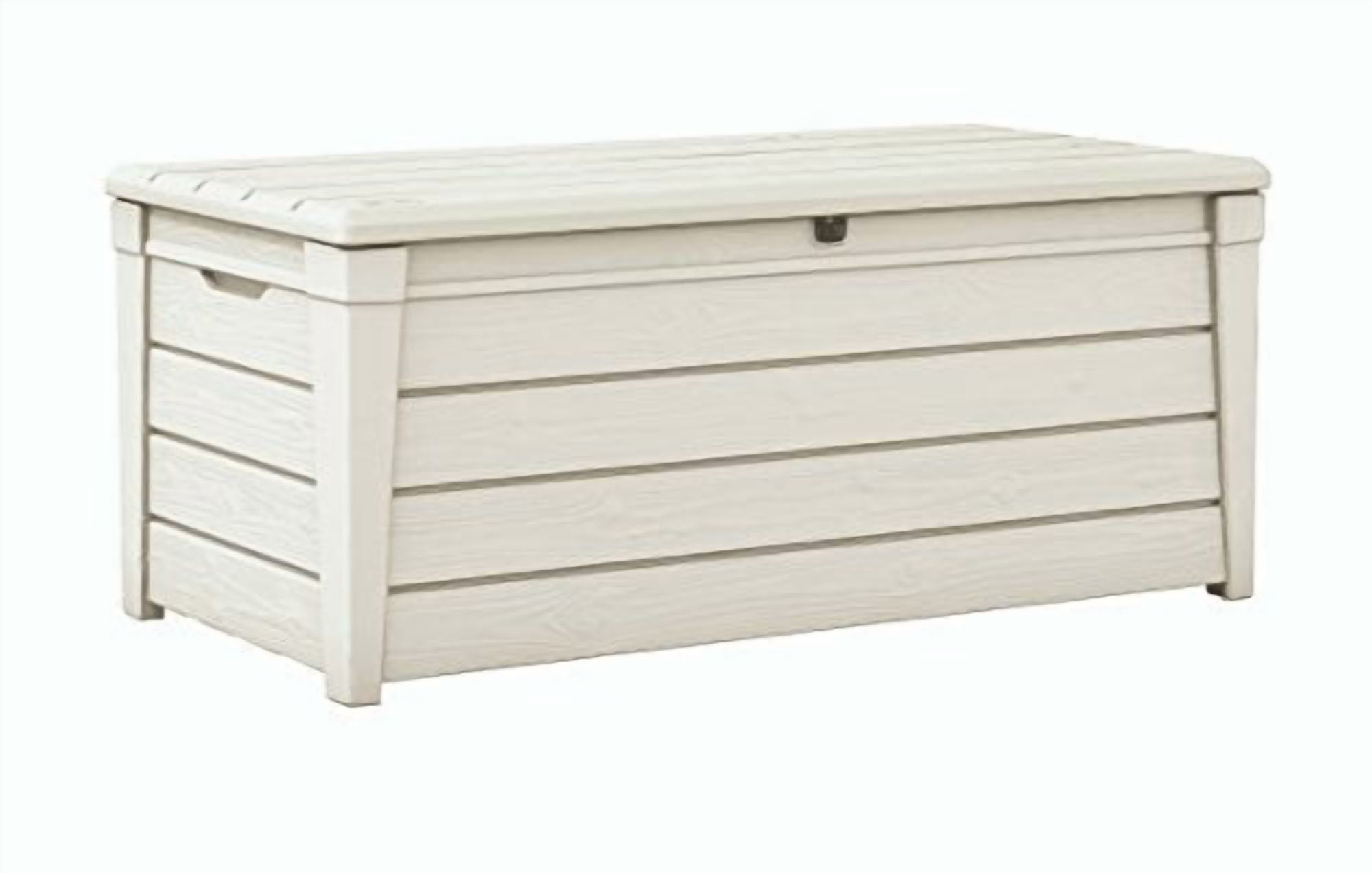 Keter Brightwood Resin Storage Container, 120 Gallon Capacity ...