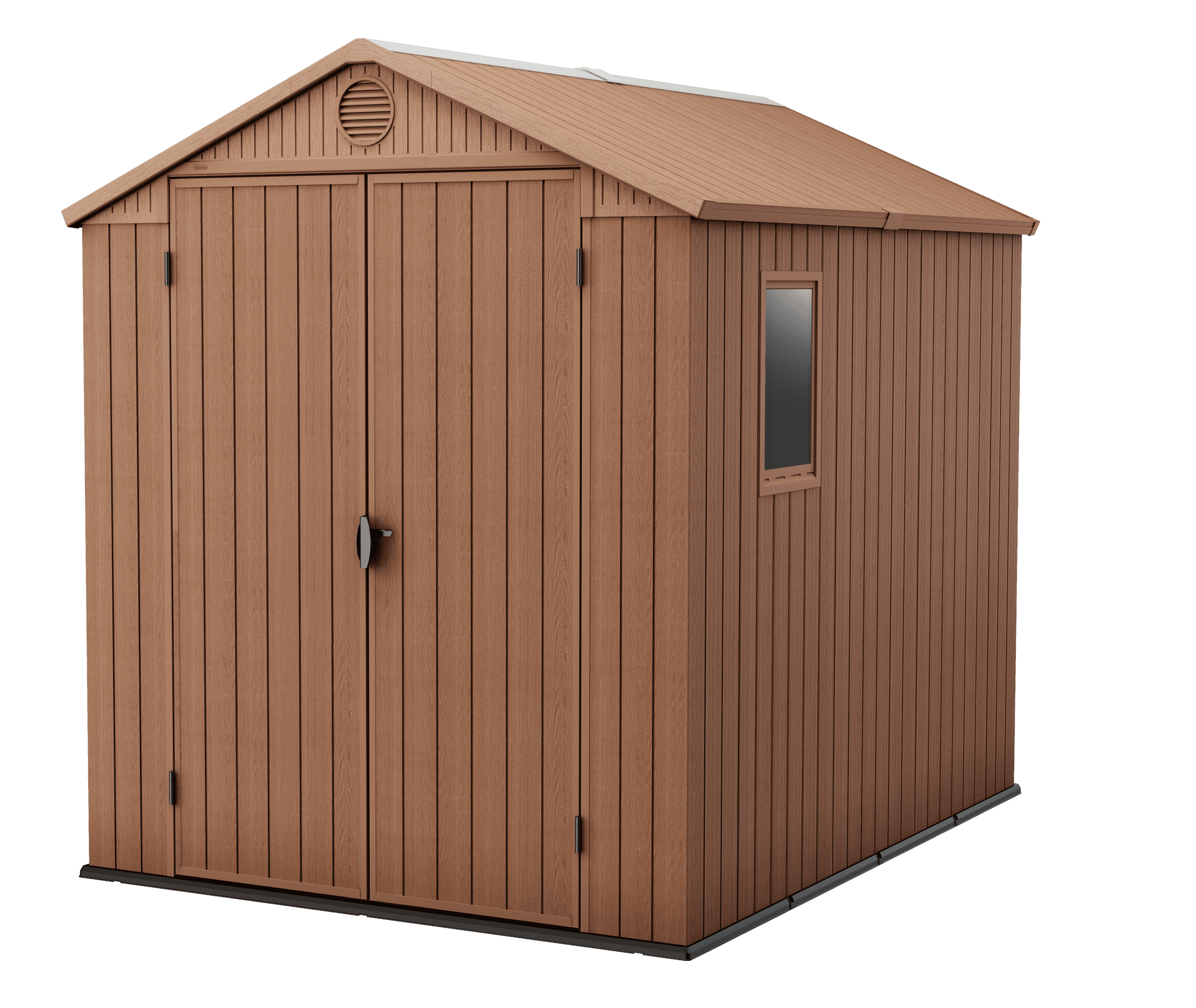 Keter Darwin 6x8 ft. Durable Resin Outdoor Storage Shed With Heavy Duty ...