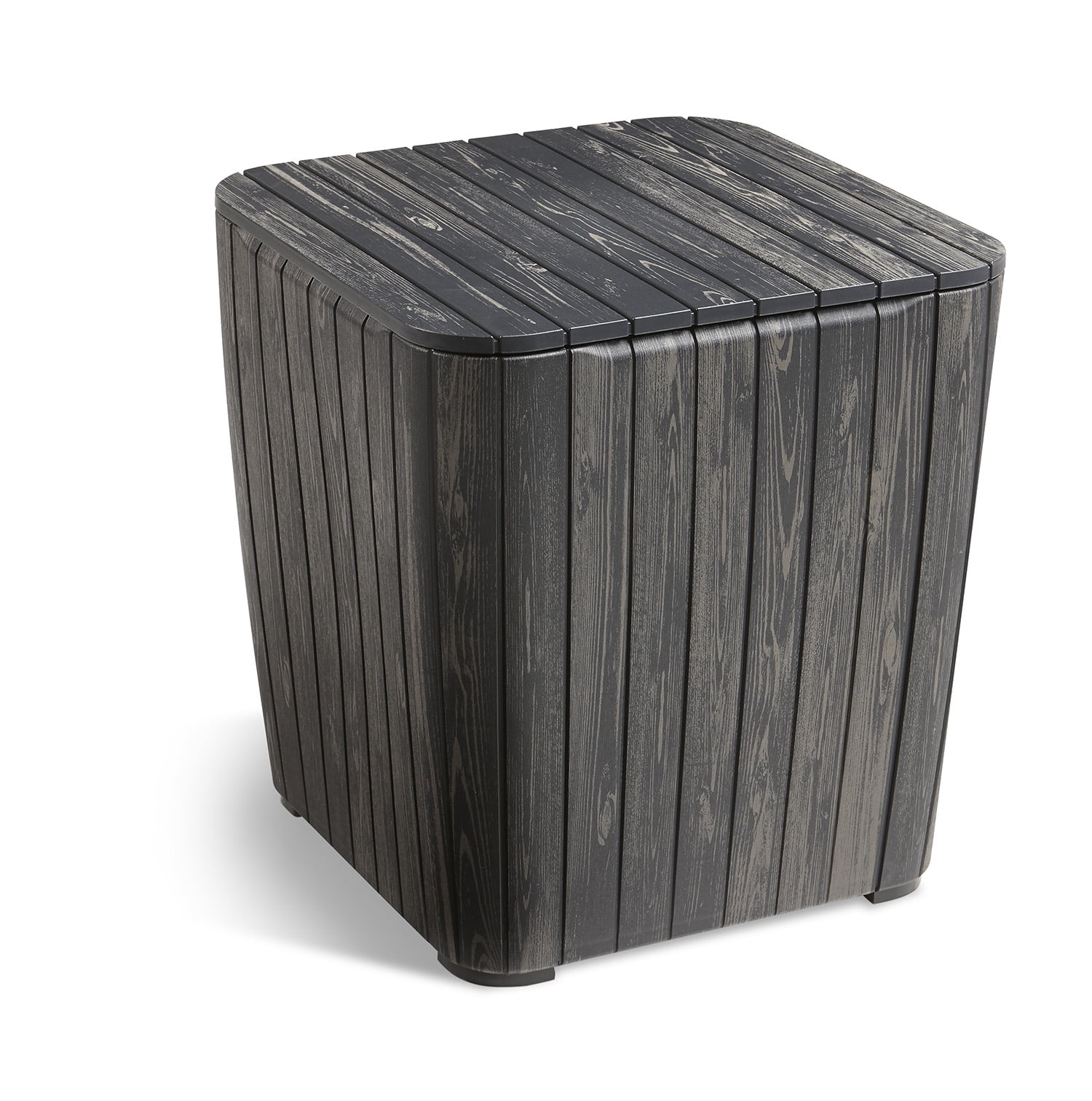 Keter Luzon Flexitone Side Table, Graphite Wood Look - Walmart.com