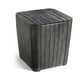 Keter Luzon Flexitone Side Table, Graphite Wood Look - Walmart.com