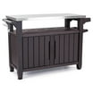 Keter Unity 40 Gallon and Unity XL Outdoor Patio Grill Serving Table ...