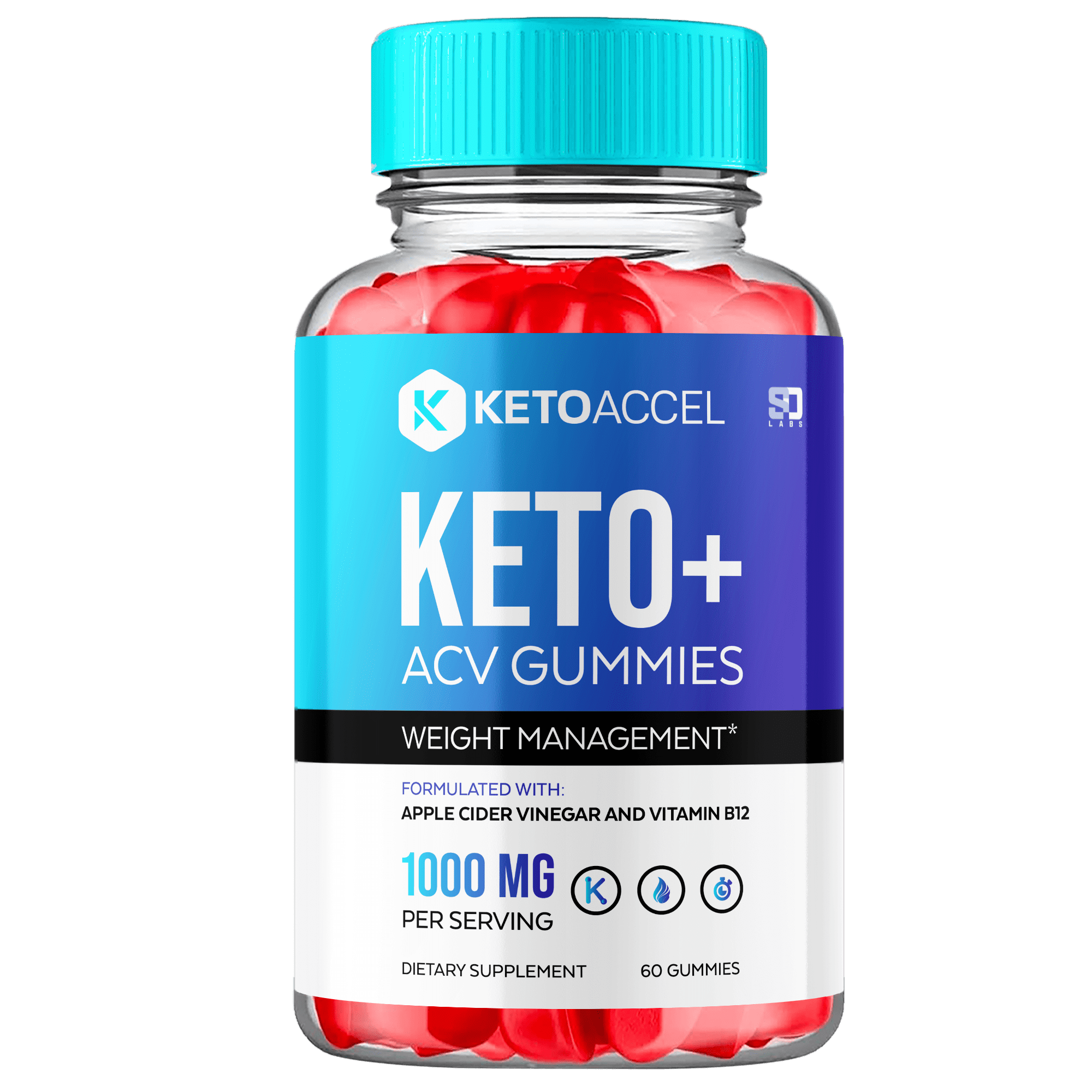 Keto Accel Keto ACV Gummies - Apple Cider Vinegar Supplement for Energy ...