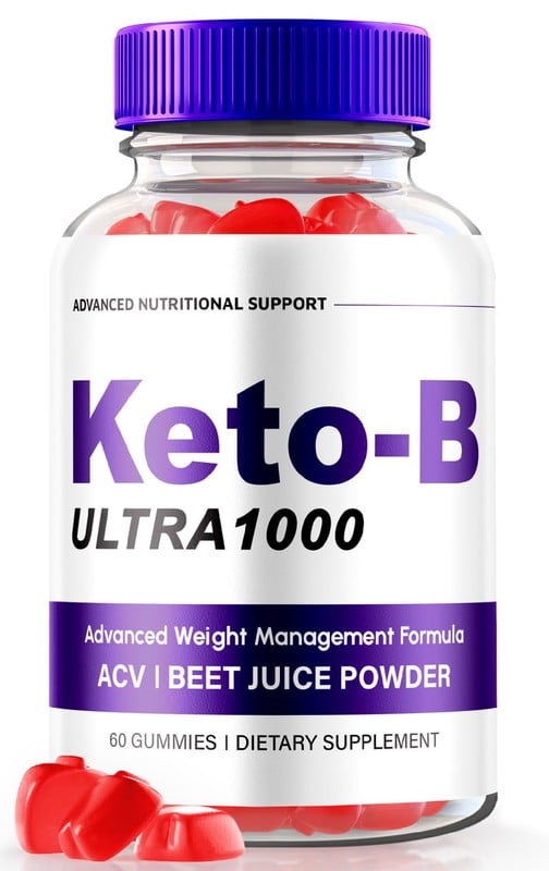 Keto-B Ultra 1000 Gummies, Keto B Keto + ACV Supplement , All Natural ...