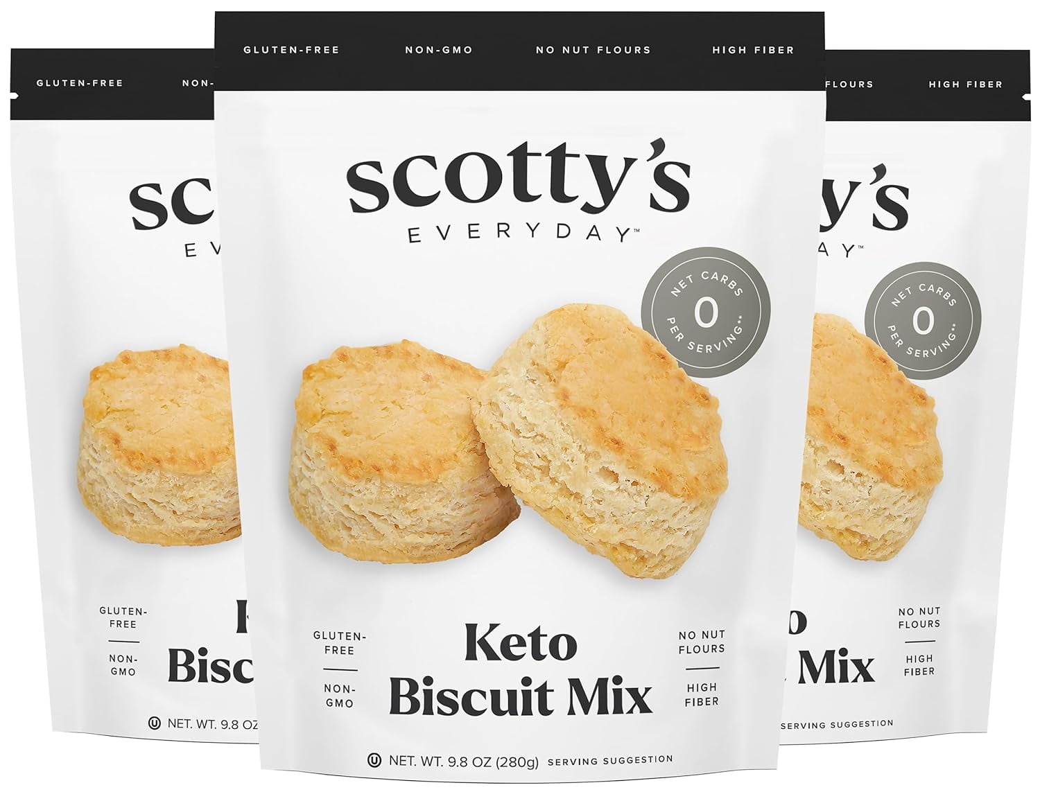 Keto Biscuit Zero Carb Mix - Keto and Gluten Free Biscuit Baking Mix ...