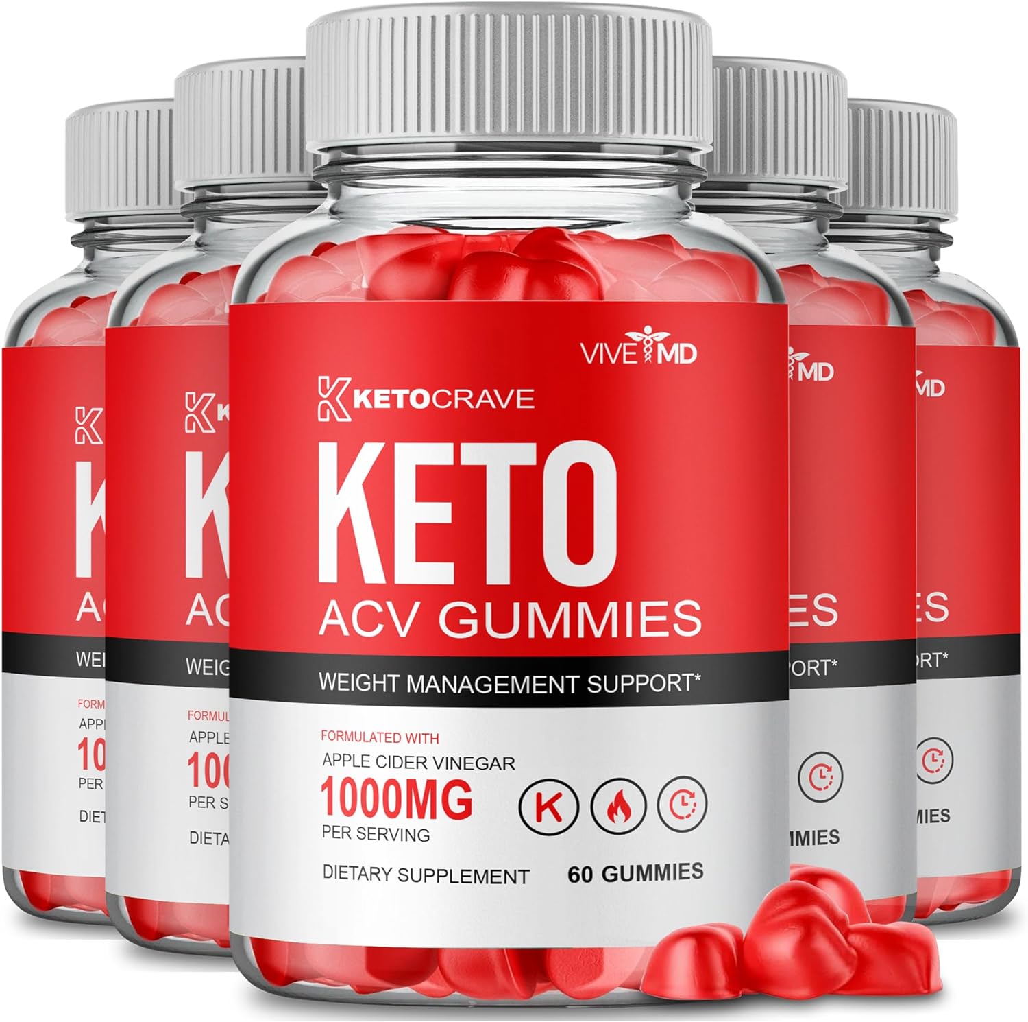 Vive MD Keto Crave ACV Gummies - Official Formula - Apple Cider Vinegar Gummy ACV Maximum ...