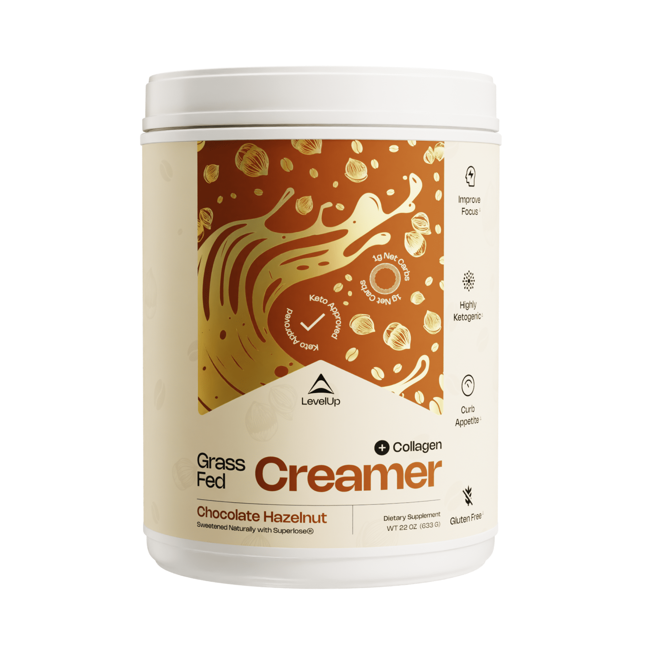 Keto Creamer with C8 MCT, Collagen, Ketogenic Diet Coffee Supplement ...