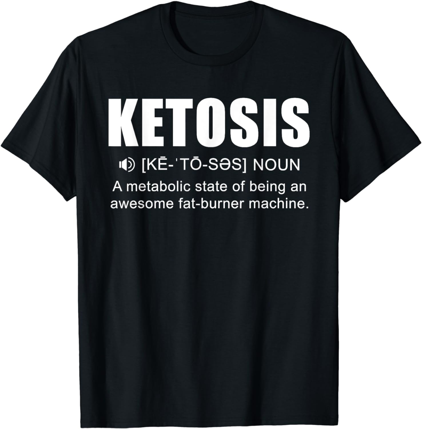 Keto Definition Low Carb Lifestyle Gift Ketogenic Diet T-Shirt ...