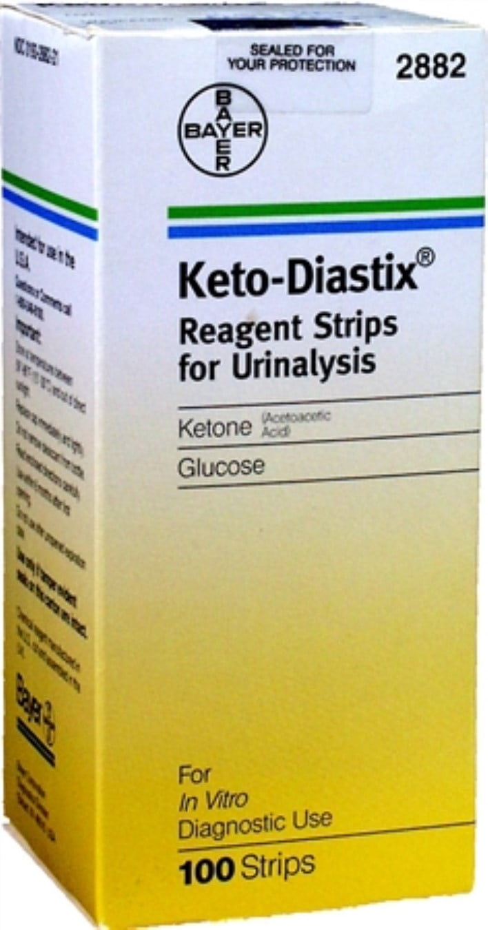 Keto-Diastix Reagent Ketone Test Strips, Urine Sticks for Diabetics ...