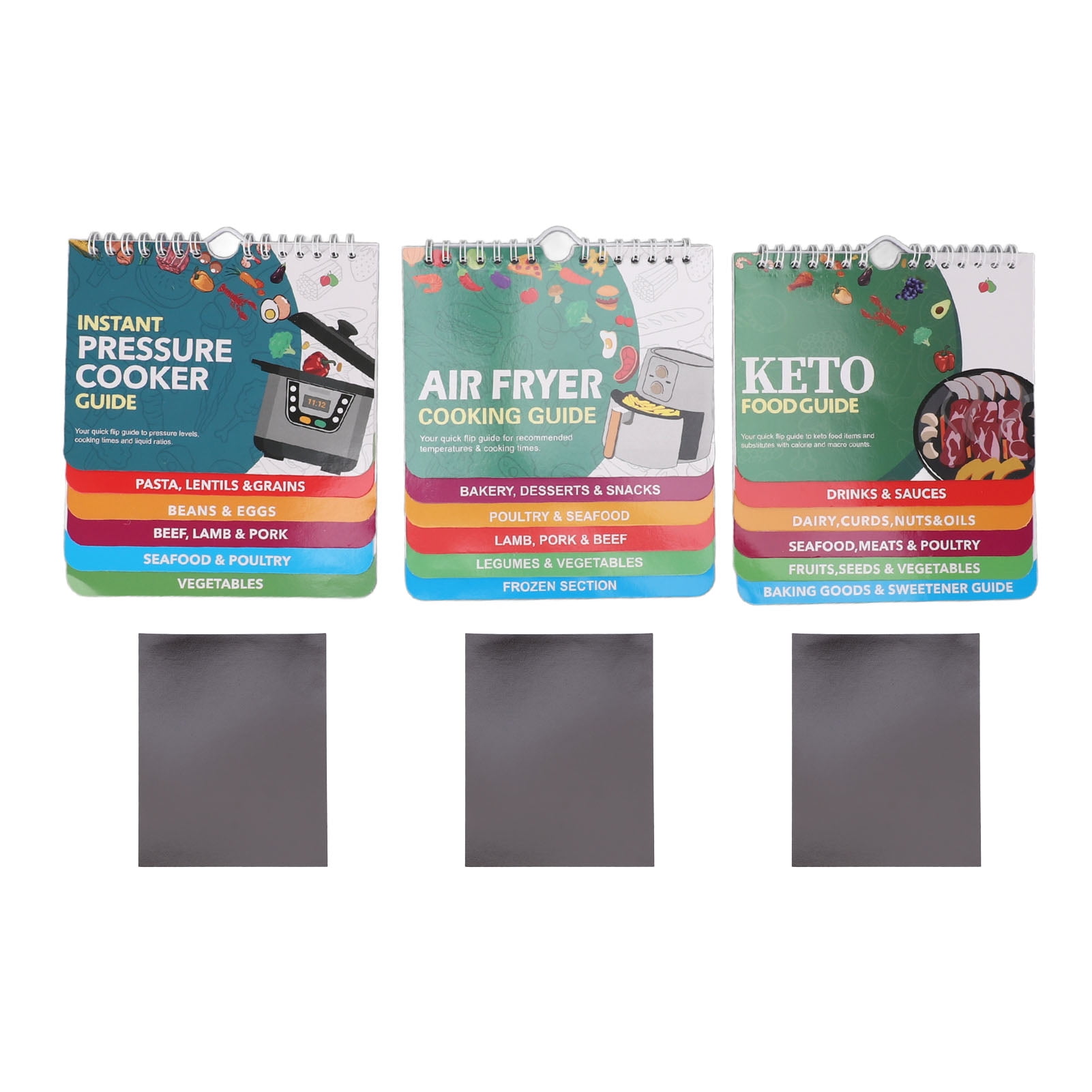 Keto Diet Food List Guide with Magnets, Wall Calendar Style Cooking ...