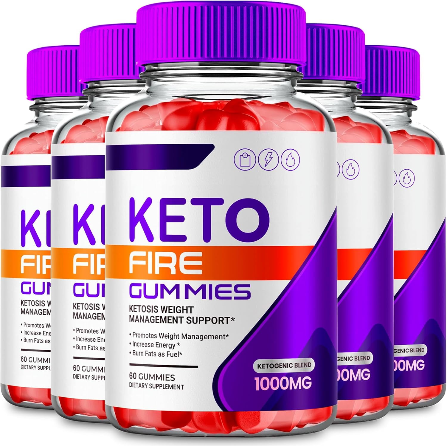 Keto Fire ACV Gummies (5 Pack) - Walmart.com