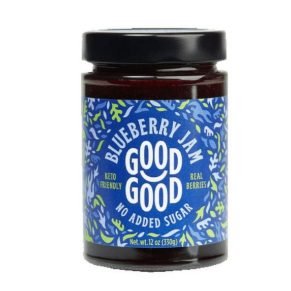 GOOD GOOD Healthy Natural Low Carb Keto Friendly Blueberry Jam ...