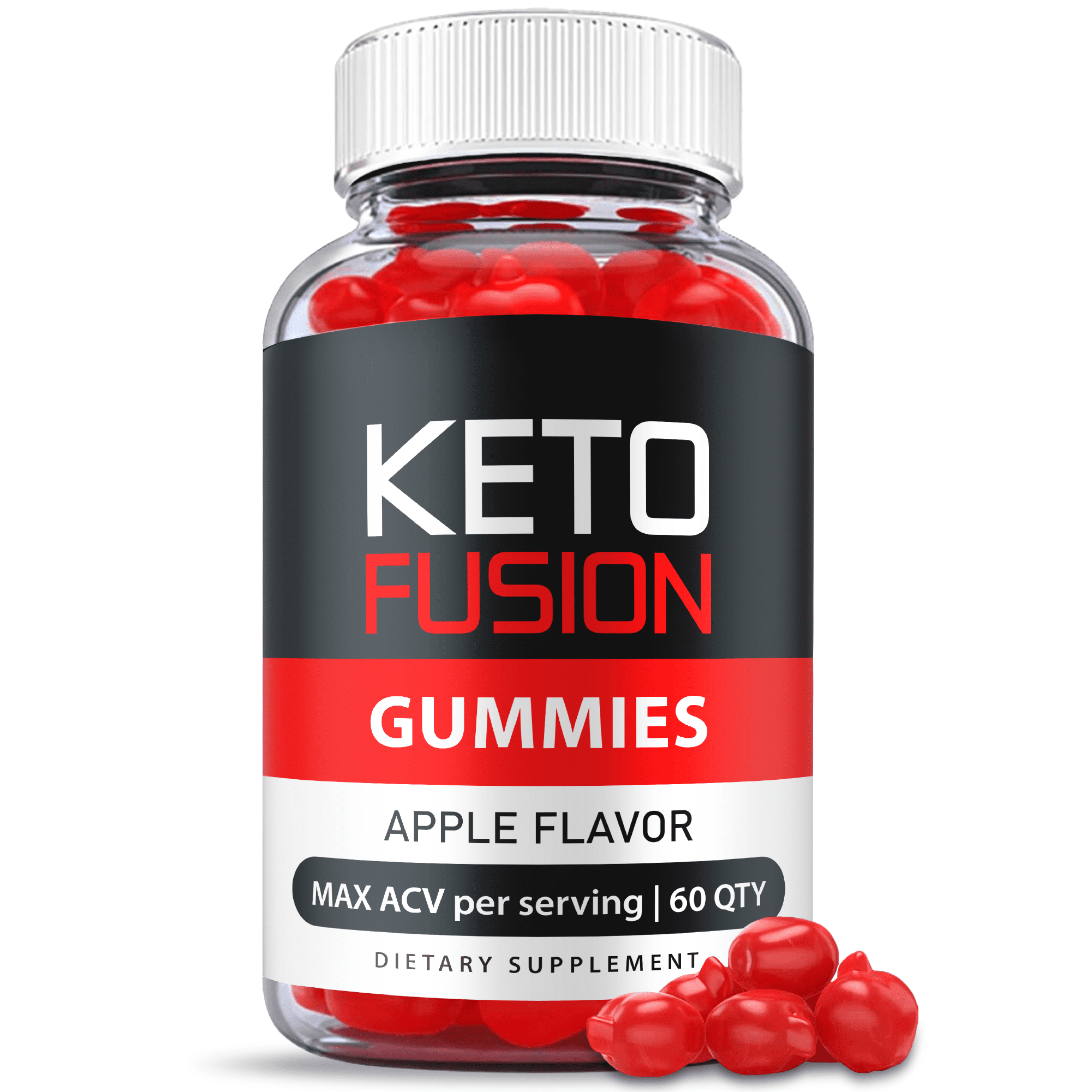 Keto Fusion Gummies ACV Vegan Apple Cider Vinegar Weight Loss 60 ...