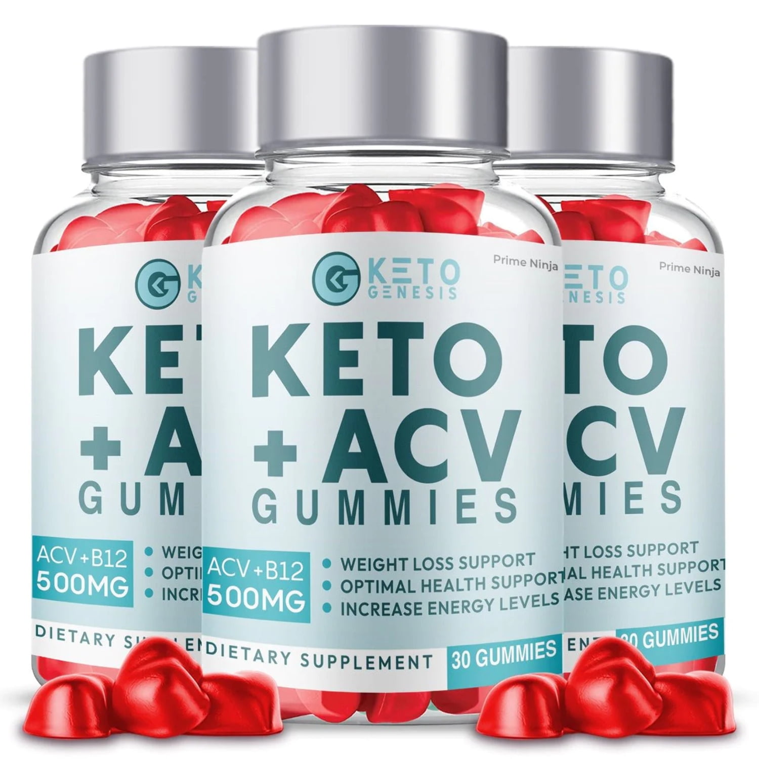 Keto Genesis ACV Gummies, Slimming Dietary Supplement, Loss Candy (3 ...