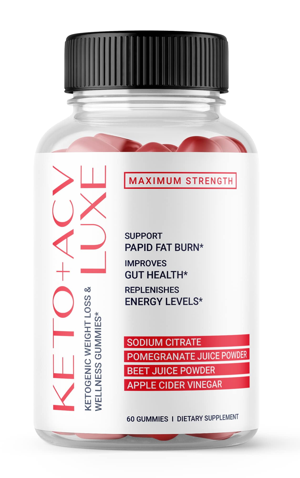 Keto Luxe Gummies, Keto Luxe ACV Gummies, Keto Luxe ACV Weight Control Formula - Walmart.com