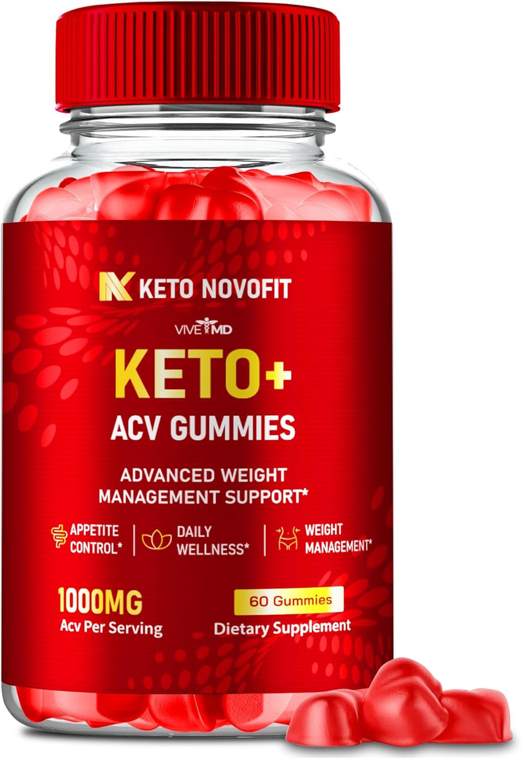 Keto Novofit ACV Gummies (60 Gummies) - Walmart.com