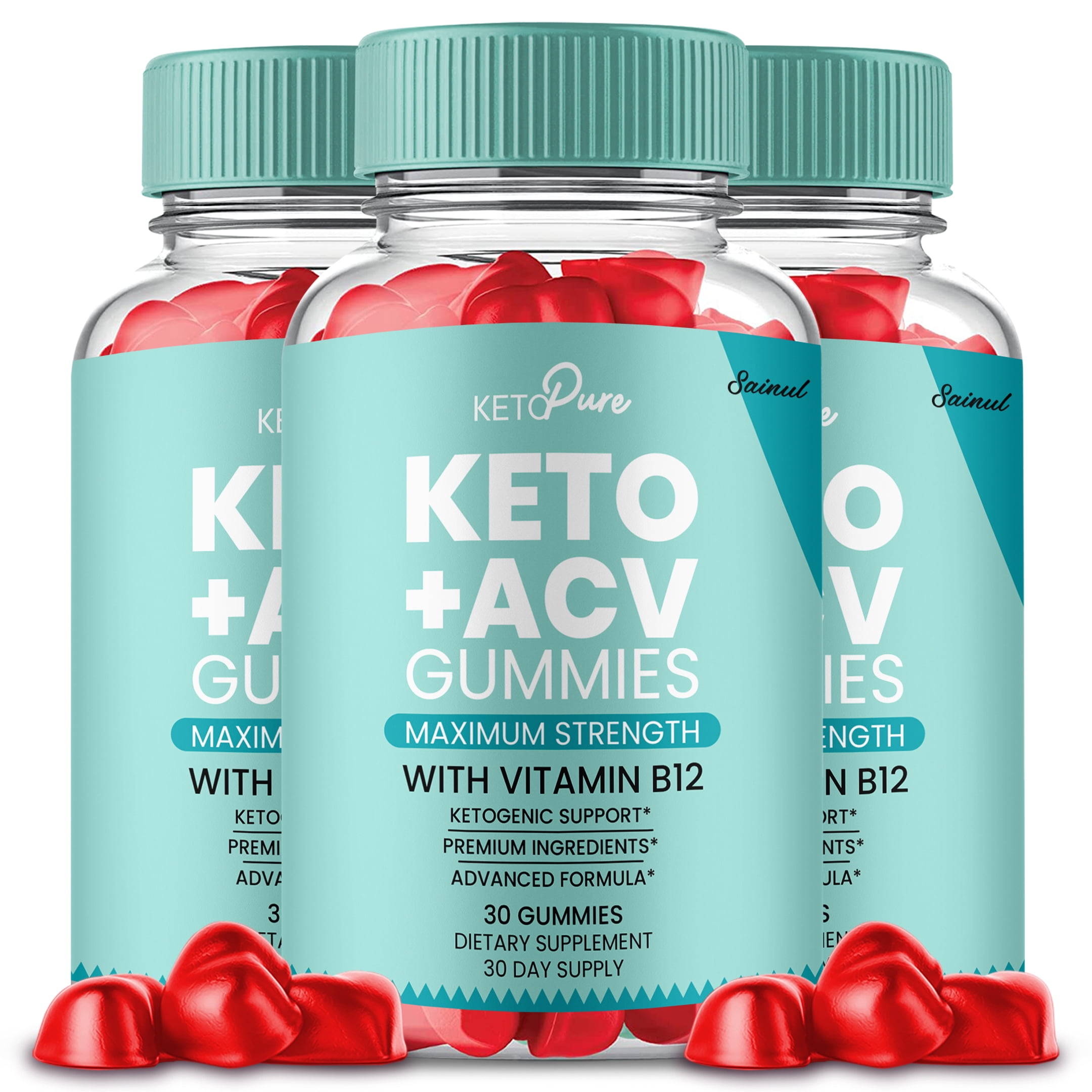Keto Pure Keto + ACV Gummies, Maximum Strength Keto Pure ACV Gummies ...