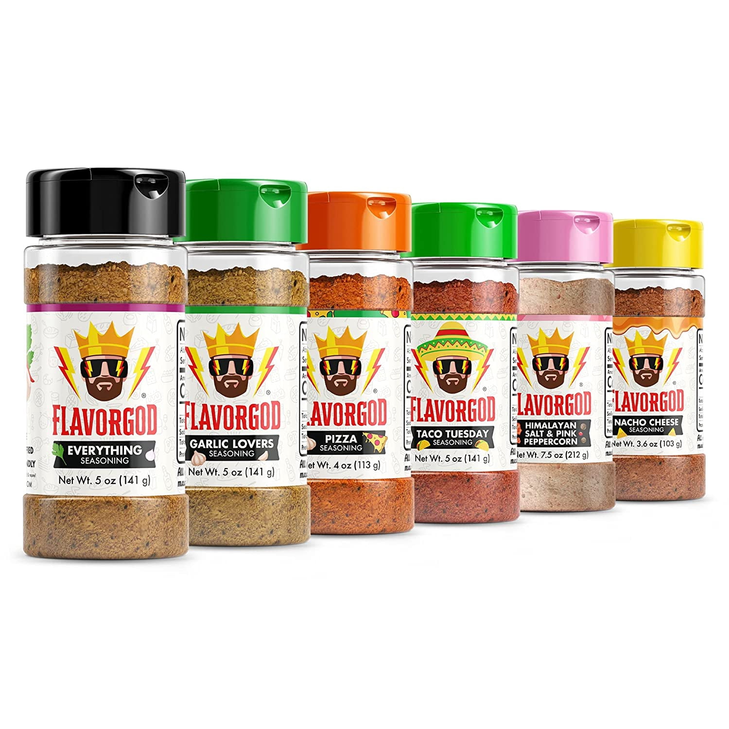 Keto Seasoning & Spices Pack (6 Set - Everything, Garlic Lovers, Taco ...