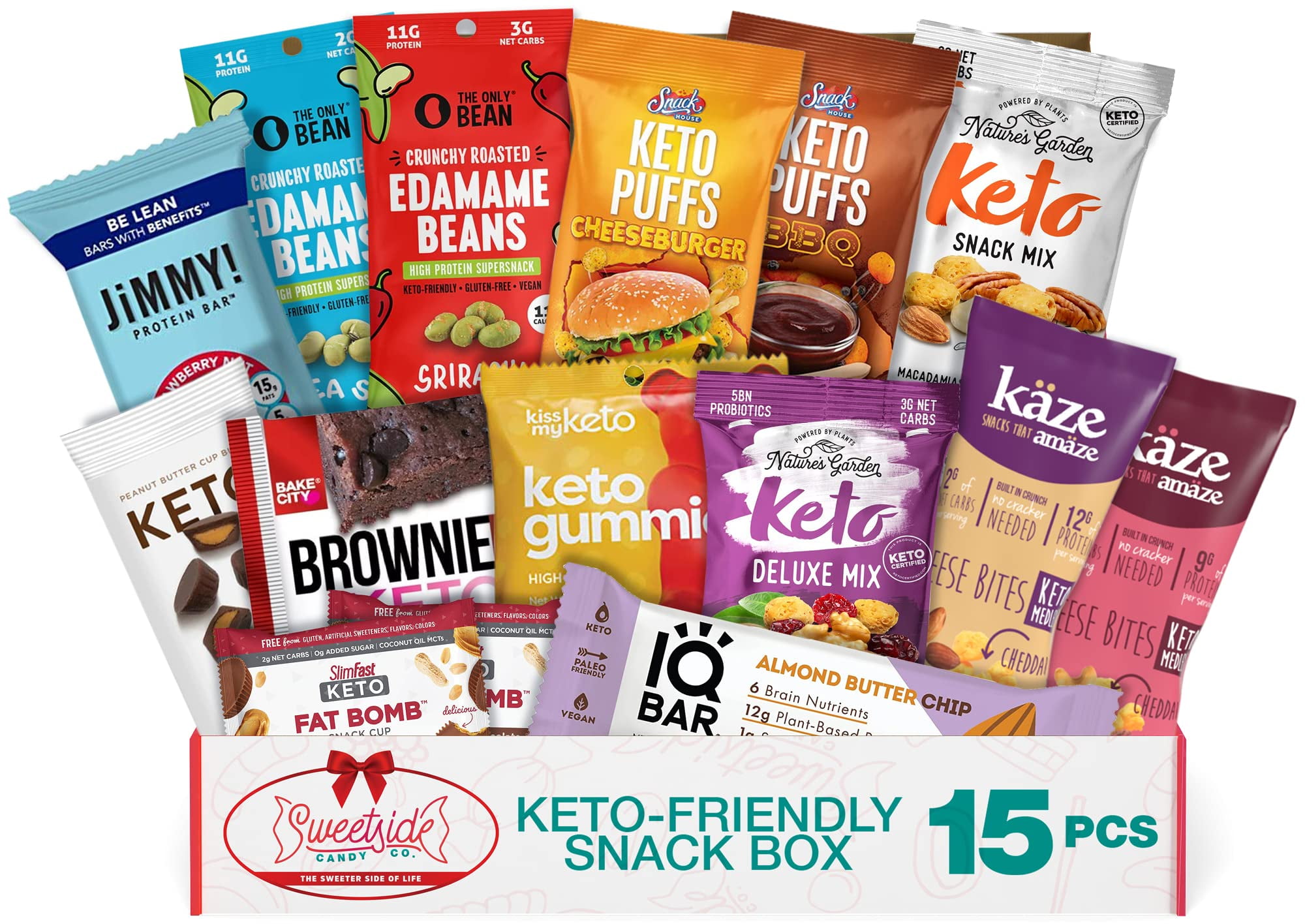 Keto Snack Box - ZS23 Keto Food Diet Low Snack Variety Pack Mix with ...
