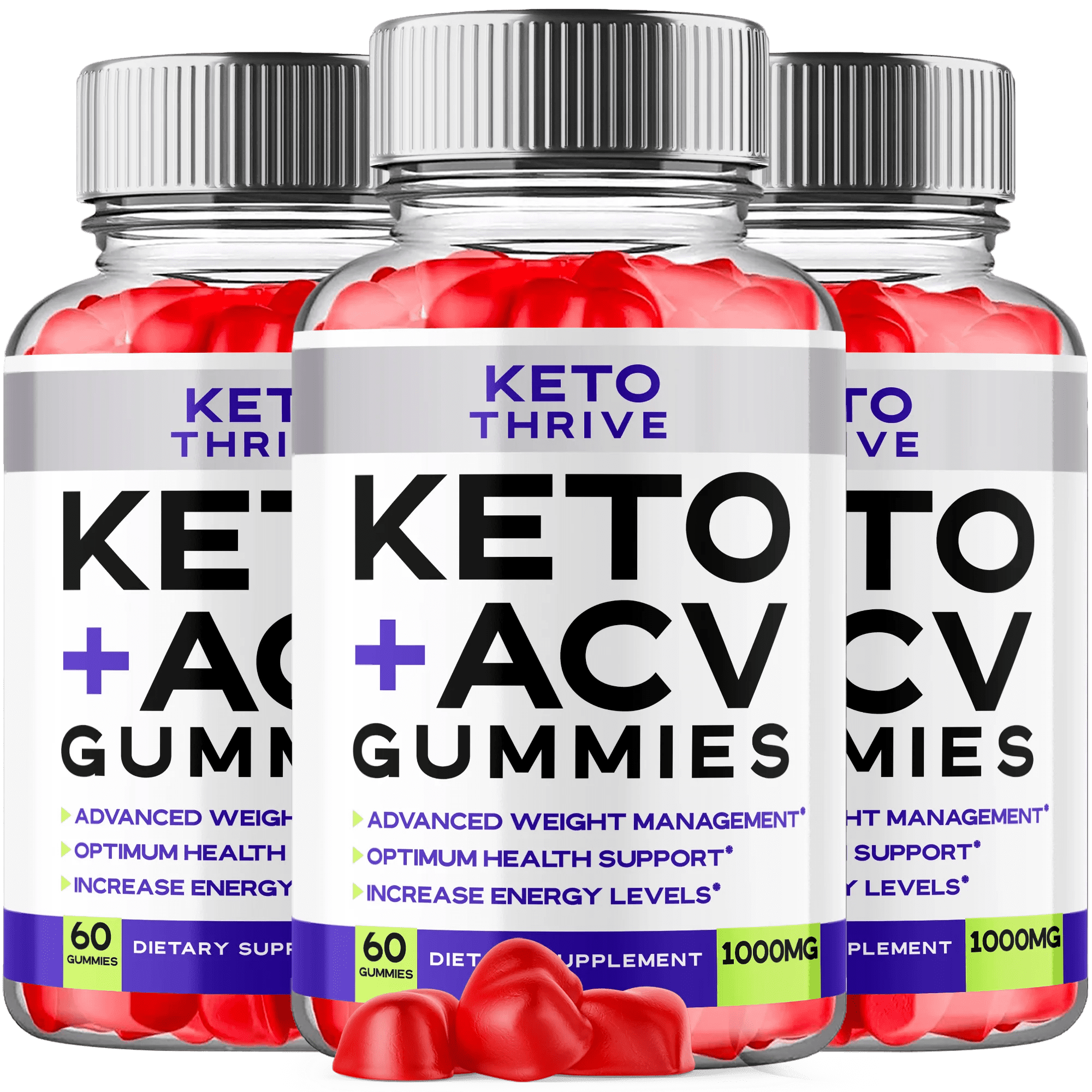 Keto Thrive ACV Gummies (Apple Cider Vinegar) Gummy - Max Strength ...