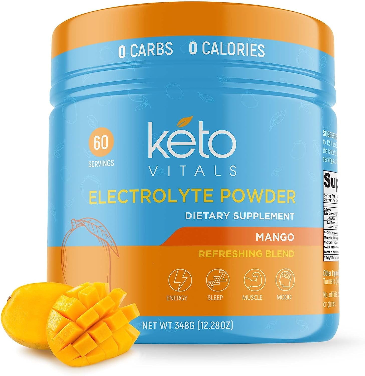 Keto Vitals Keto Electrolytes Powder for Hydration, Sleep, Energy ...