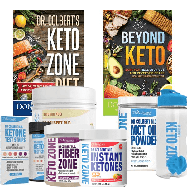 Keto Zone Complete Pack | MCT Powder (Unflavored) | PH Strips | Fiber ...