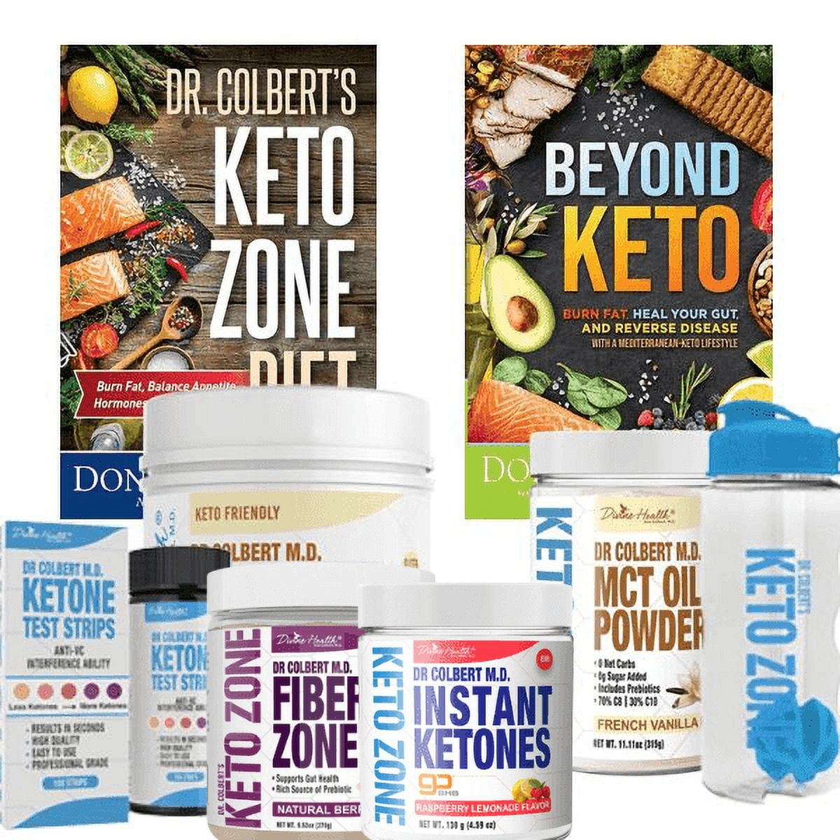 Keto Zone Complete Pack | MCT Powder (Vanilla) | PH Strips | Fiber Zone ...