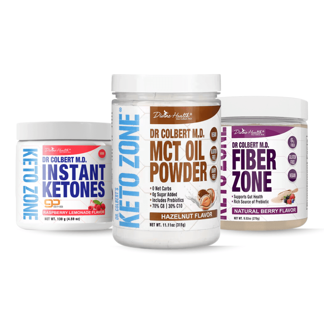 Keto Zone Maintenance Pack | by Divine Health & Dr. Colbert | MCT Oil ...