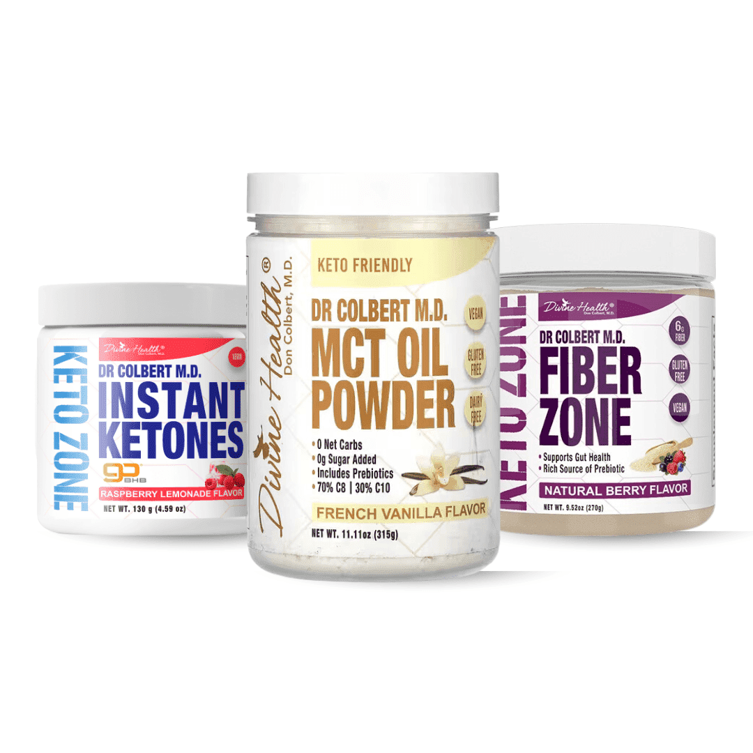Keto Zone Maintenance Pack | by Divine Health & Dr. Colbert | MCT Oil ...