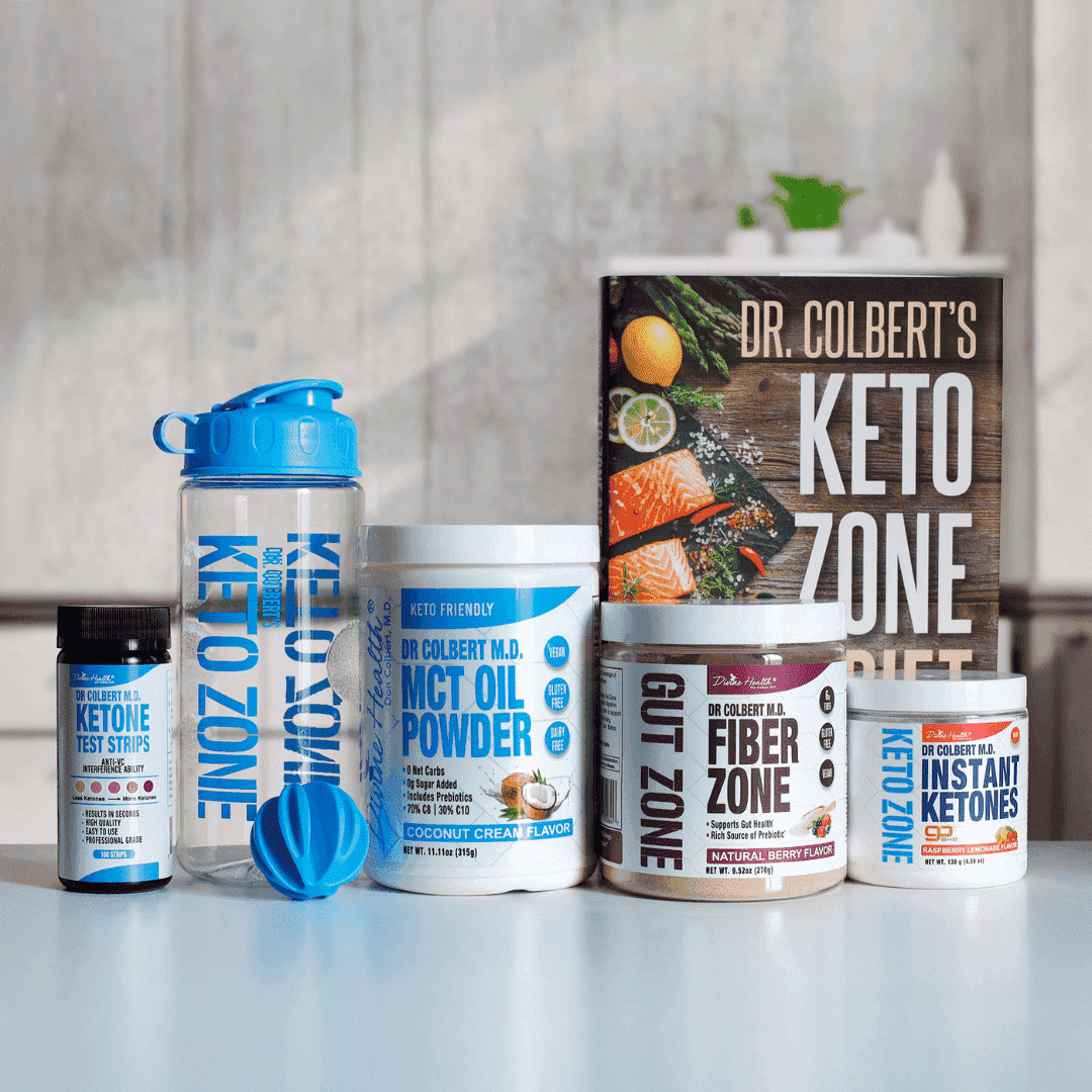Keto Zone Starter Pack | by Divine Health & Dr. Colbert | MCT Oil ...