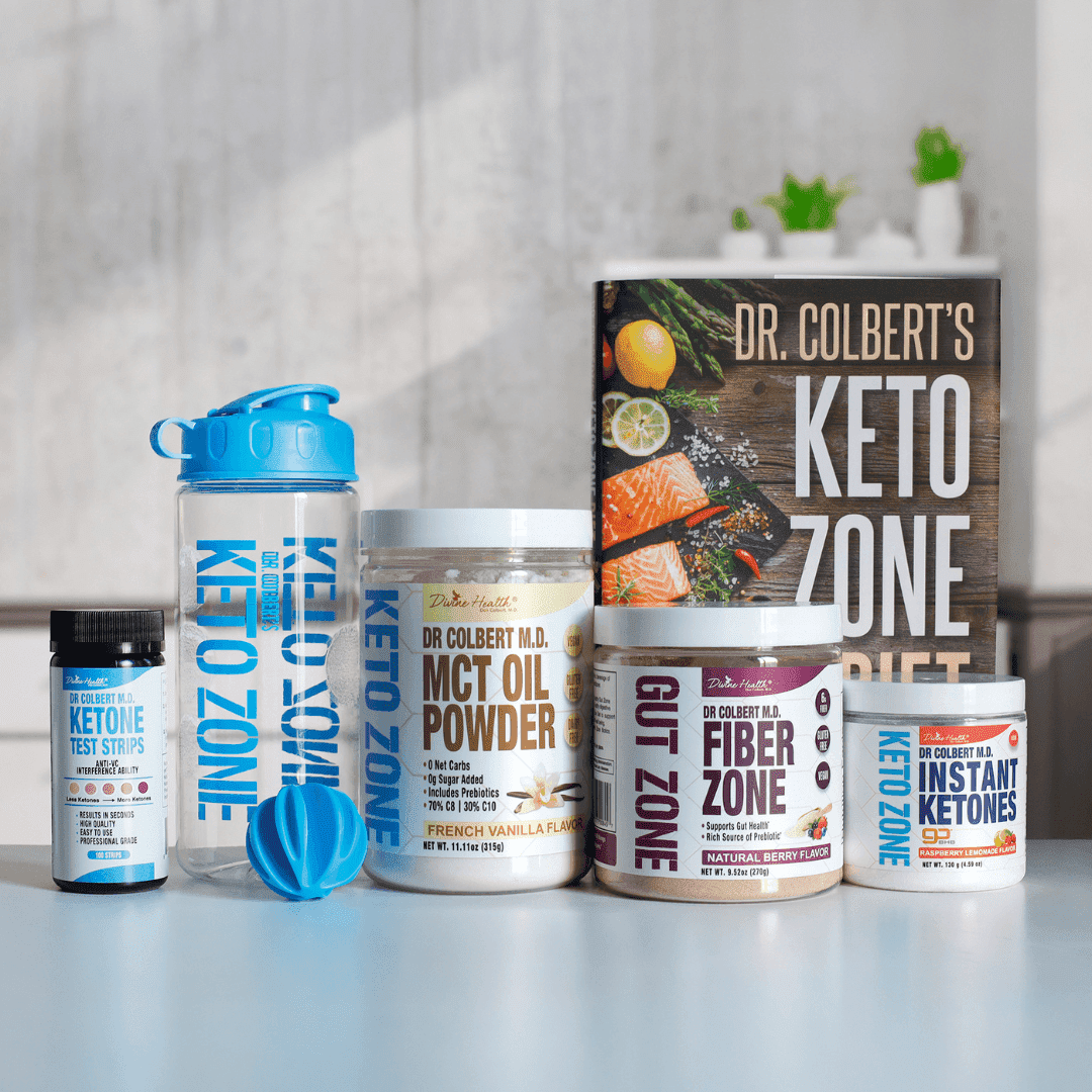 Keto Zone Starter Pack | by Divine Health & Dr. Colbert | MCT Oil ...