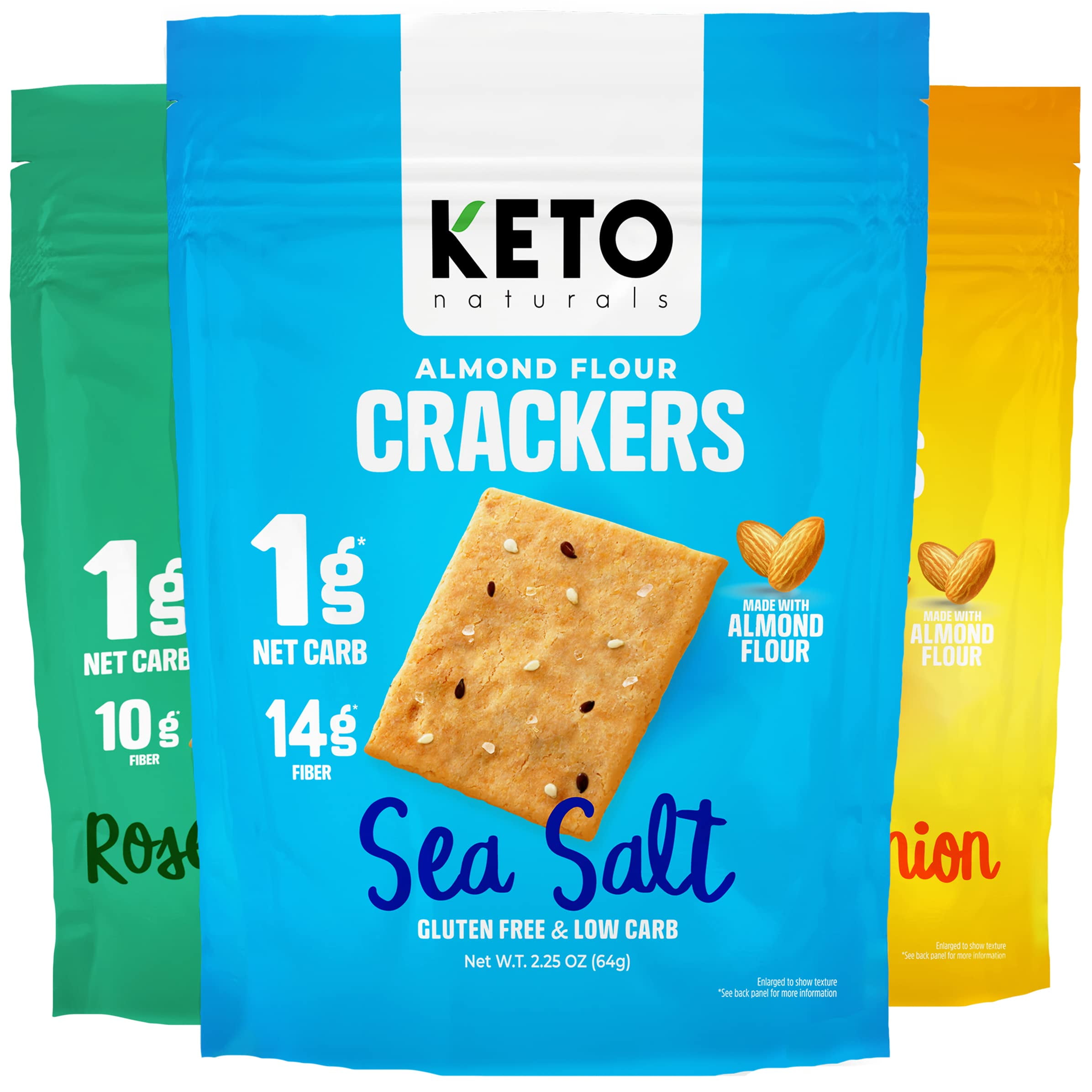 Keto low CM31 carb crackers (Variety Pack) Keto friendly almost zero ...