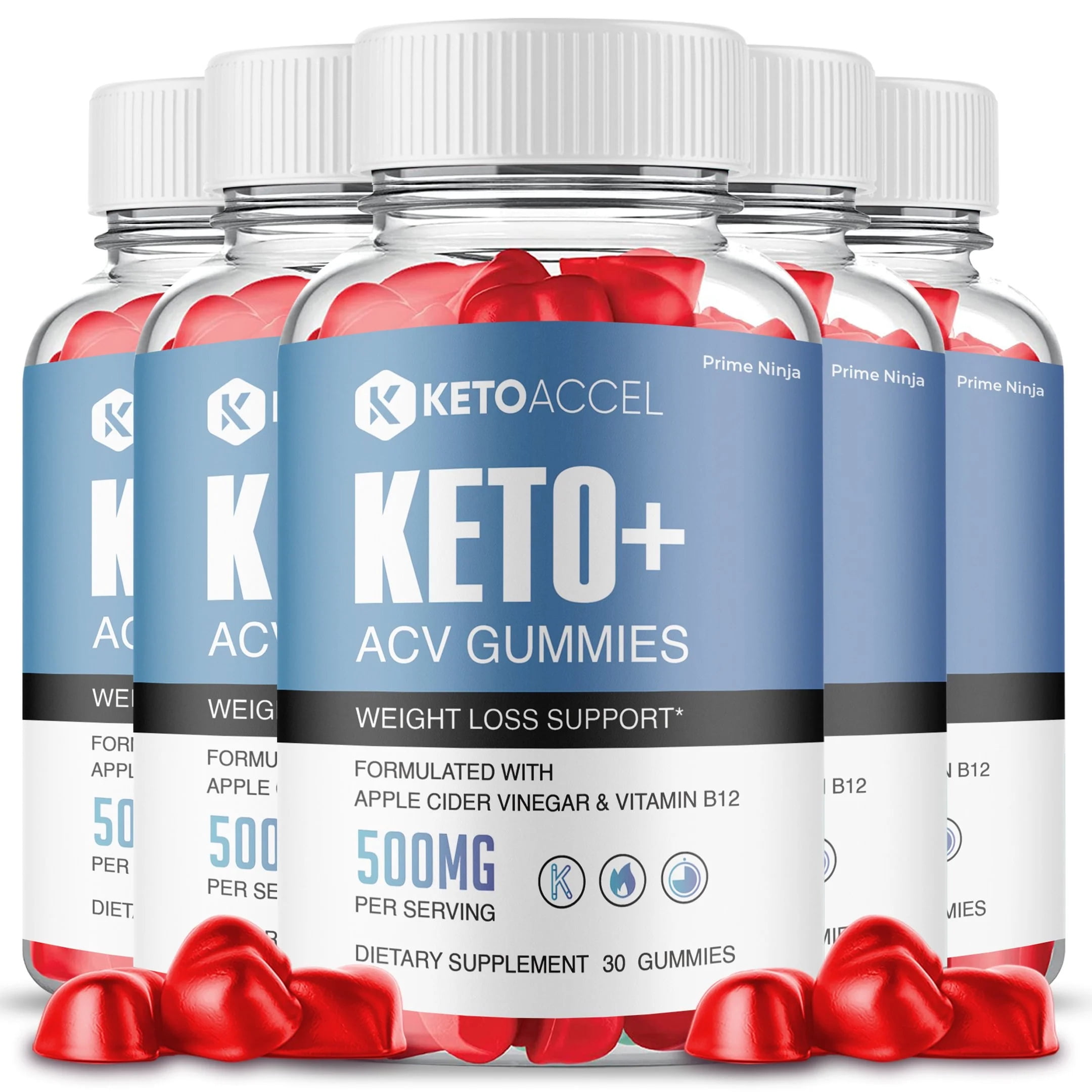 KetoAccel Keto ACV Gummies , Apple Cider Vinegar, Max Strength, 5 Month ...