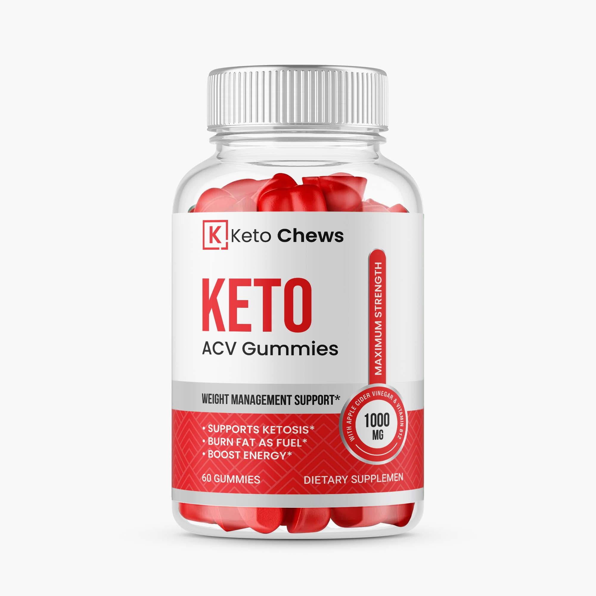 Ideal Performance KetoChews Keto ACV Gummies, Apple Cider Vinegar, Advanced Weight Loss, 60 ...