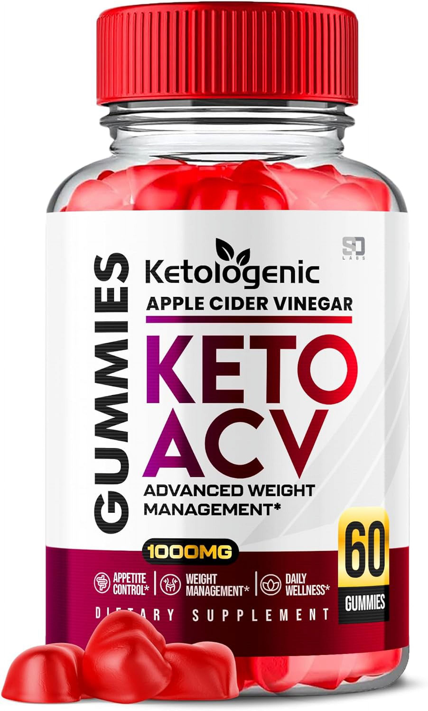 Ketologenic Keto ACV Gummies - Apple Cider Vinegar Supplement for ...