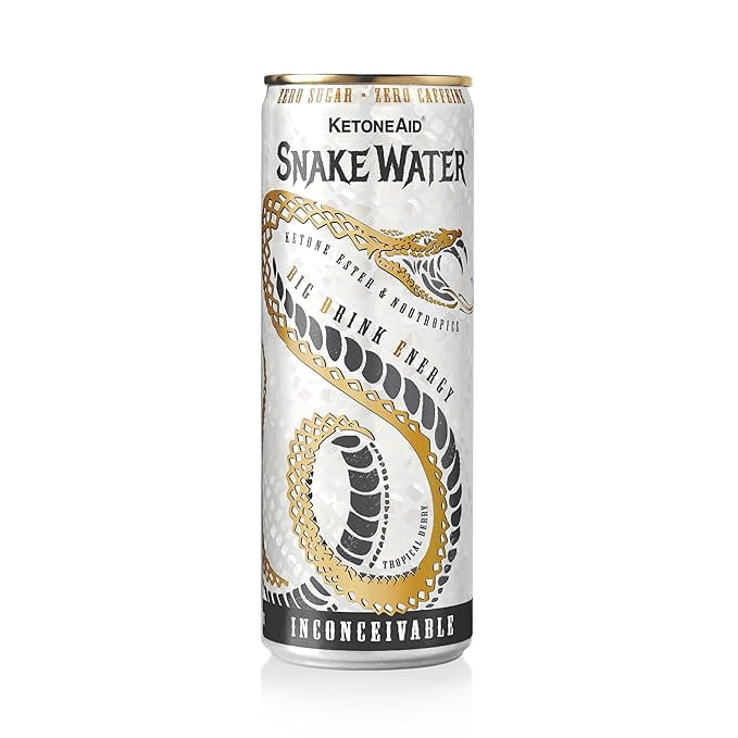 KetoneAid SnakeWater Energy Drink | Ketone Ester plus Nootropics ...